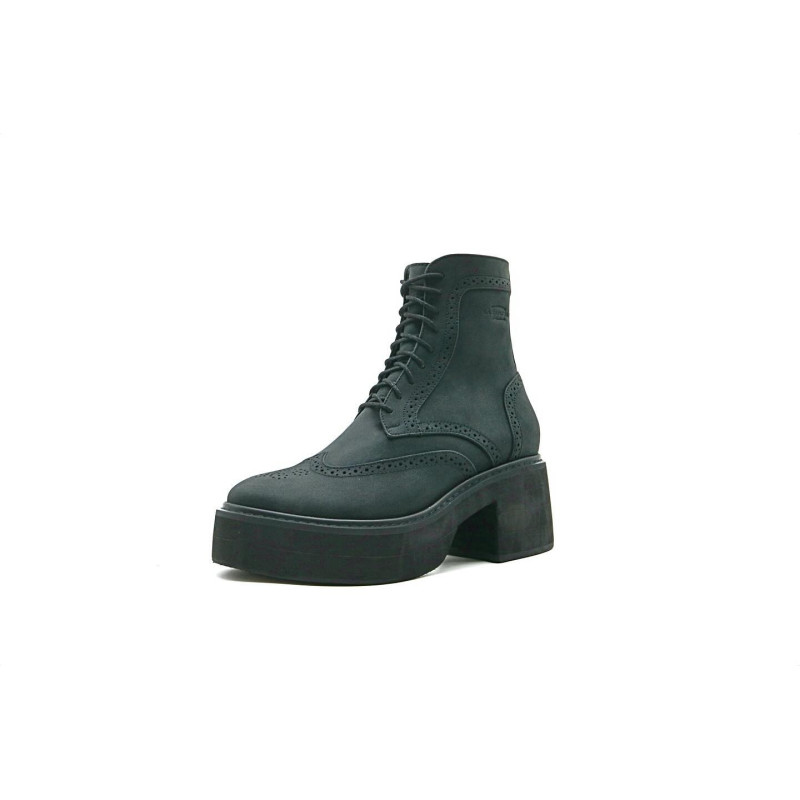 Coco platform negro mate zapatos de cuero hechos a mano - Cooperative ...